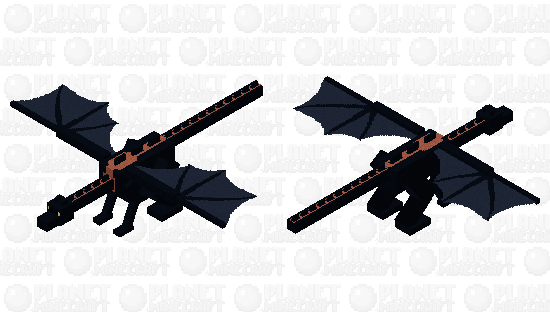 Toothless (from how to train your dragon) Minecraft Mob Skin