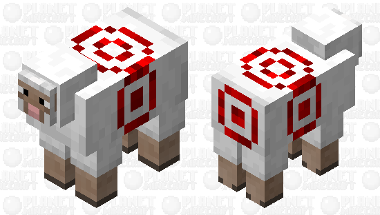 Target Sheep Minecraft Mob Skin