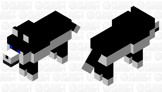 Husky Minecraft Mob Skin