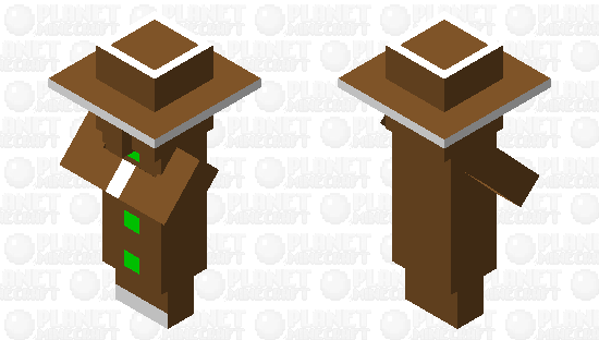 Gingerbread Viliger Minecraft Mob Skin