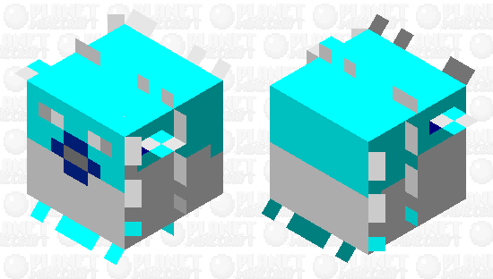 Inflated IceMan Minecraft Mob Skin