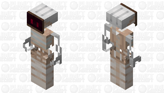 Robot instead of Zombie Minecraft Mob Skin