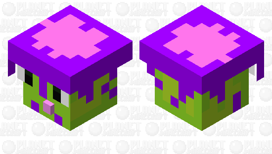 Shadow Shroom Slime Minecraft Mob Skin