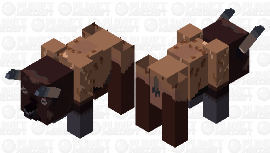 Bison Minecraft Mob Skin