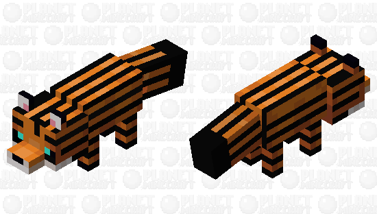 Tiger Minecraft Mob Skin