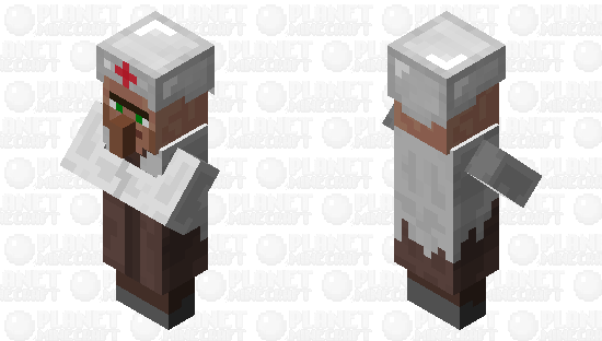 Dr. Villager without mask Minecraft Mob Skin