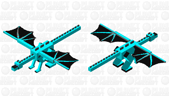 Dimond armor Ender Dragon Minecraft Mob Skin