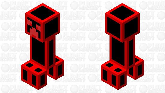 Neon Creeper Minecraft Mob Skin