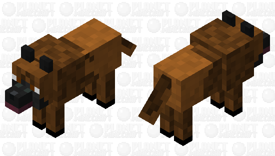 Real Big Dog Minecraft Mob Skin