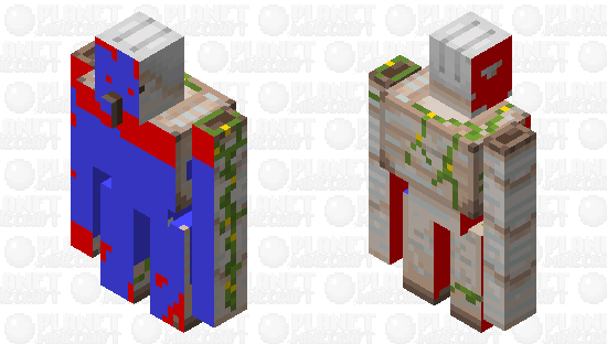 iron comedy Minecraft Mob Skin