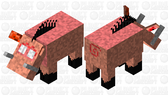 Hoglin Minecraft Mob Skin