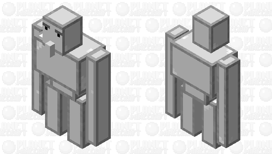Iron Blocklem Minecraft Mob Skin