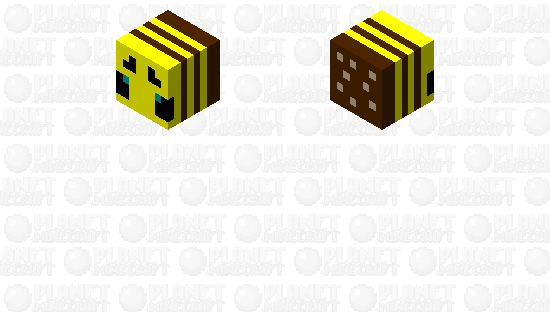 Zombie but its a bee Minecraft Mob Skin