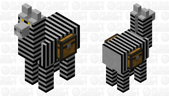 Grevy’s Zebra Minecraft Mob Skin