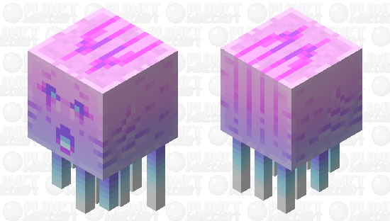 Angry Retro Ghast Minecraft Mob Skin