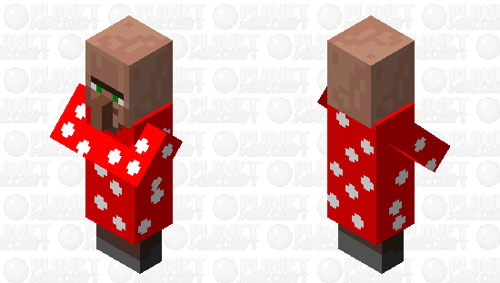 villager with snowing ugly sweat Minecraft Mob Skin