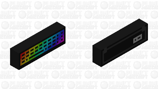 RGB Keyboard Minecraft Mob Skin