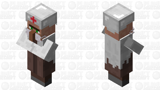 Dr. Villager with mask Minecraft Mob Skin