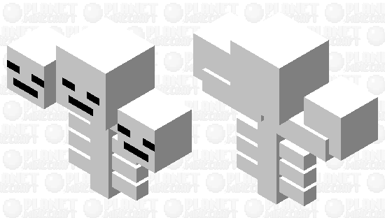 White Wither Minecraft Mob Skin