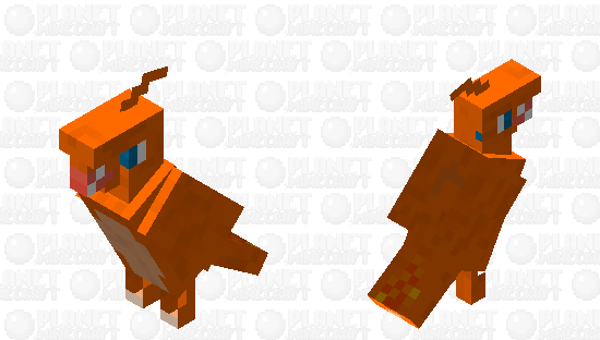 charizard parrot Minecraft Mob Skin