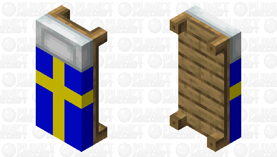 swedish flag Minecraft Mob Skin