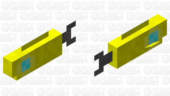 Yellow Submarine (Cod Skin) Minecraft Mob Skin