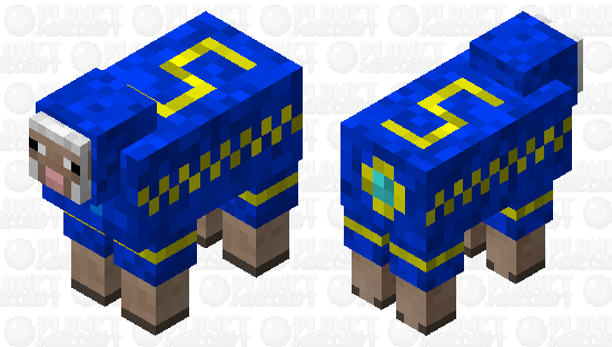 Sonic Sheep Minecraft Mob Skin
