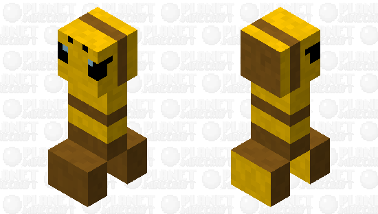 Bee Creeper Minecraft Mob Skin