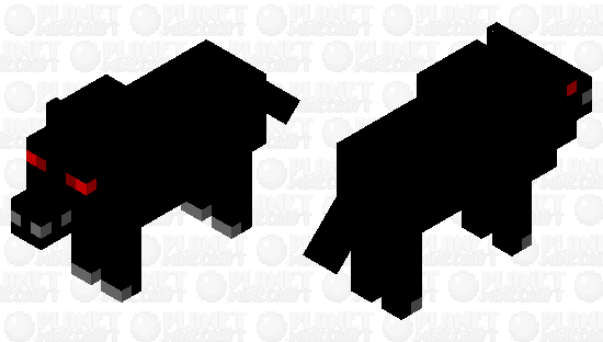 evil dog Minecraft Mob Skin