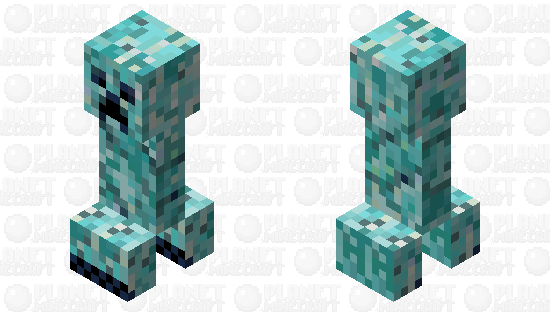 Snow Creeper Minecraft Mob Skin