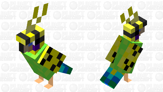 My Beautiful Parakeet Citrus! Minecraft Mob Skin