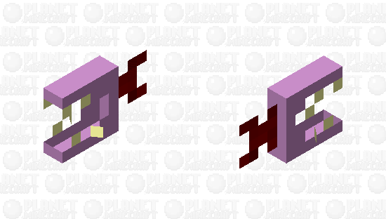 Tropical teeth Minecraft Mob Skin