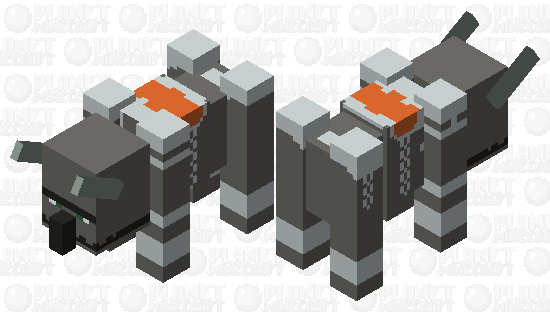 cartoonified ravager :) Minecraft Mob Skin