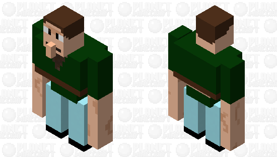 Beefy Jerry Smith Minecraft Mob Skin