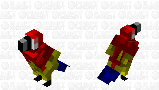 killer parrot Minecraft Mob Skin