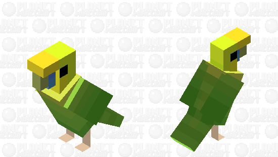P∆n∂∆ Neat Parakeet Non-HD Minecraft Mob Skin