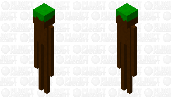 Tall Grass Block. Minecraft Mob Skin