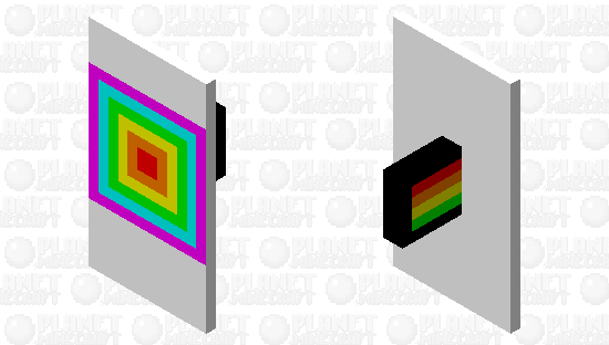 rainbow shield Minecraft Mob Skin