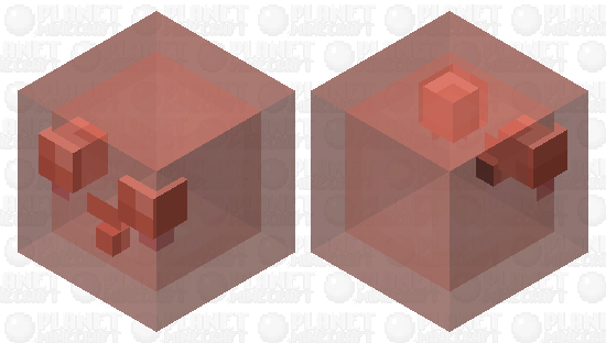 Semi Clear Pink Slime Minecraft Mob Skin