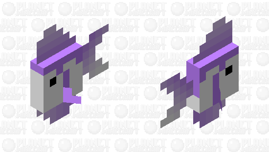 Lavender Angelfish Minecraft Mob Skin