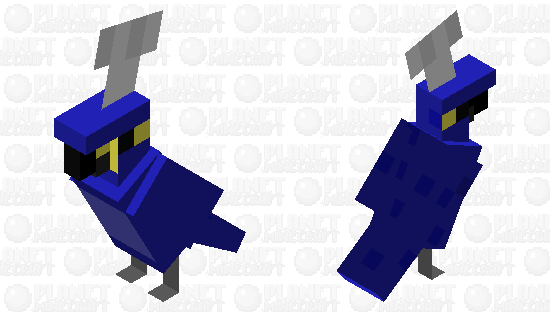 Chef parrot Minecraft Mob Skin