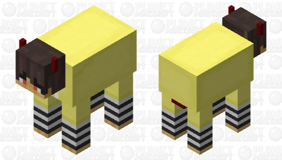cursed eboy cows Minecraft Mob Skin