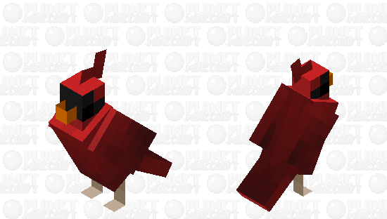 Male Cardinal Minecraft Mob Skin