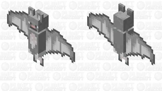 Snow Flying Mouse Minecraft Mob Skin