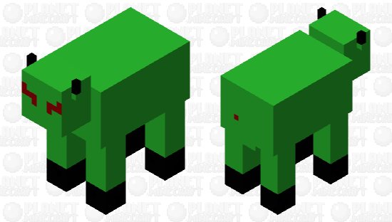 mr green cow Minecraft Mob Skin