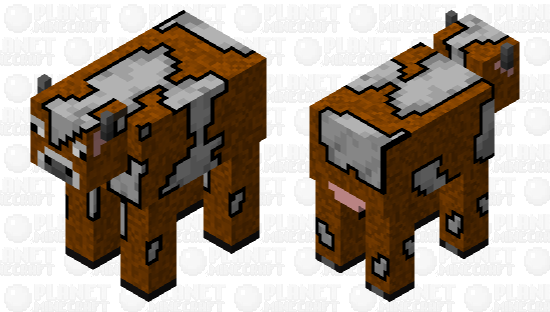 Cow Variant 2 Minecraft Mob Skin