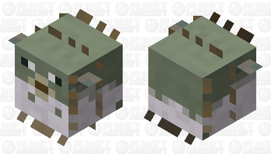 Pufferfish meme Minecraft Mob Skin