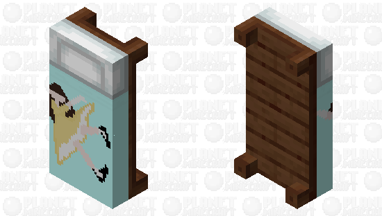 Happy Girl bed Minecraft Mob Skin