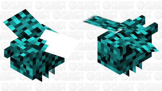 diamond Bee Minecraft Mob Skin
