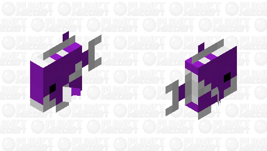 Purple Fish Minecraft Mob Skin